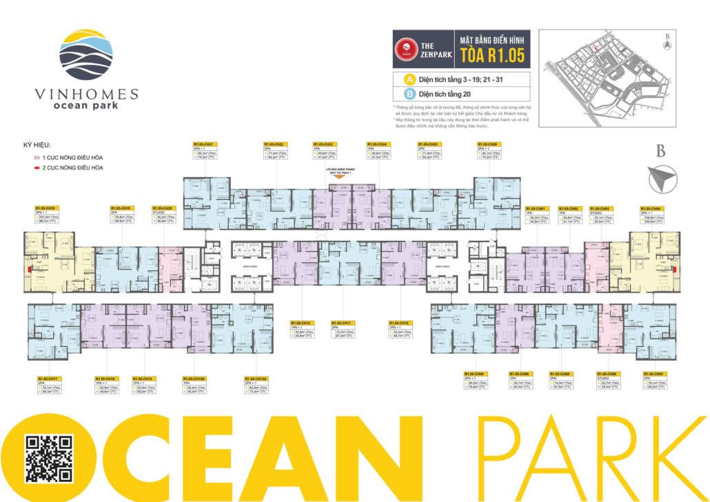 Căn hộ The Zenpark Vinhomes Ocean Park - Trực tiếp CĐT