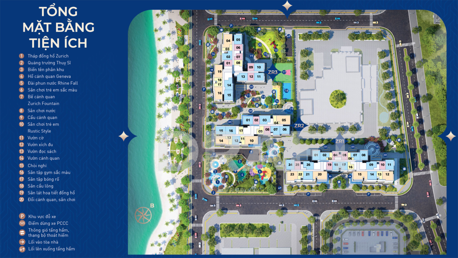 Căn hộ The Zurich Vinhomes Ocean Park - Trực tiếp CĐT