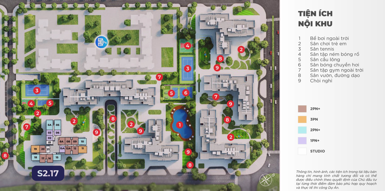 Tòa S2.17 The S - Vista Vinhomes Ocean Park - Trực tiếp CĐT